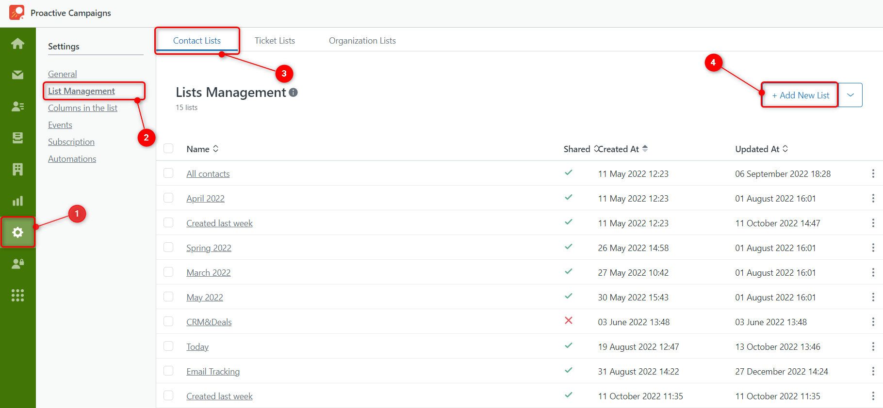 How to Create User, Ticket and Organization lists in Proactive ...
