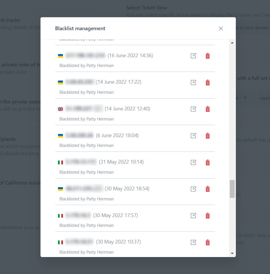 Email Tracking Settings Page Explained - GrowthDot