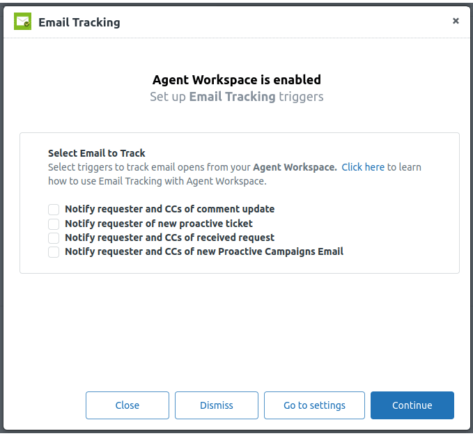 How to Use Email Tracking with Agent Workspace - GrowthDot
