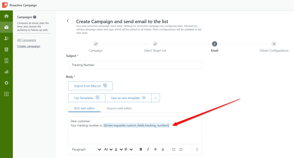 How to use placeholders to create automated messages with custom fields ...