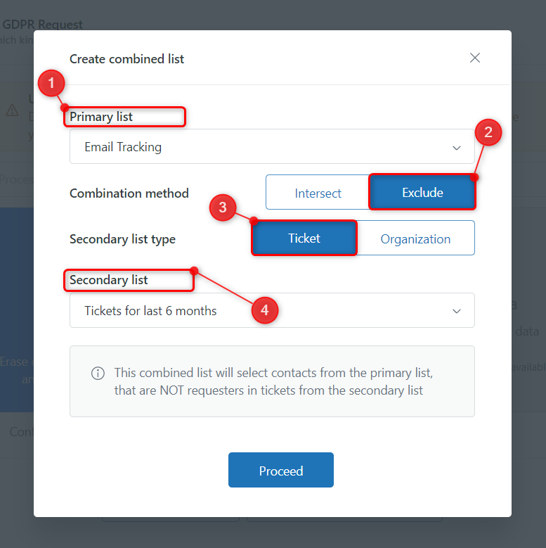 How to Use Combined lists - GrowthDot