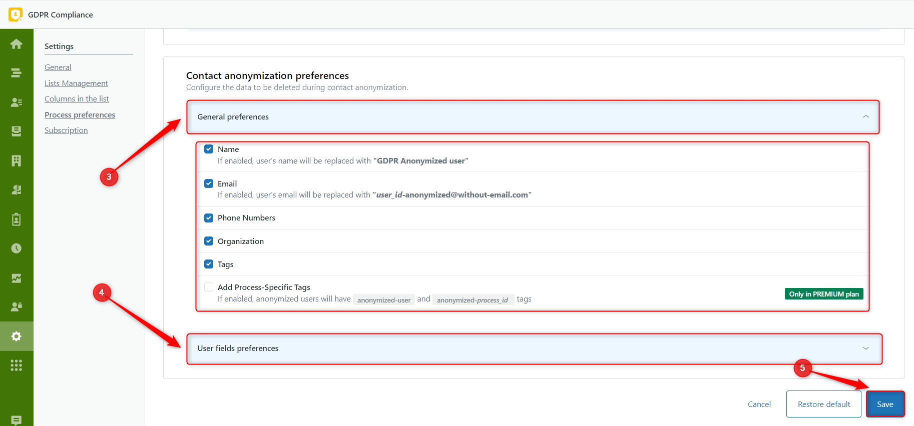 How to Create and Use Process Preference Presets - GrowthDot