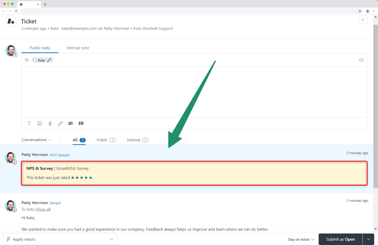 NPS and Survey App Integration with Zendesk Support